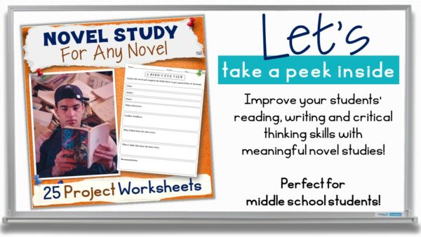Novel Study For Any Novel: Generic Activities, Projects and Assignments ...