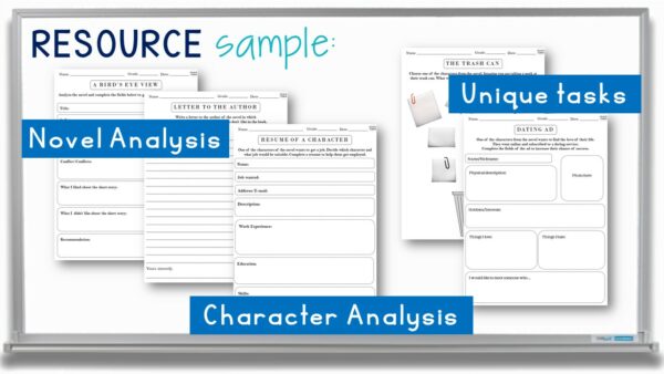 Novel Study For Any Novel: Generic Activities, Projects and Assignments ...