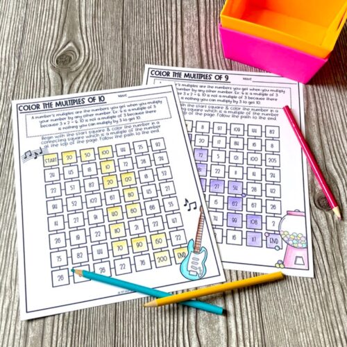 Factors and Multiples Activity Pages | Made By Teachers