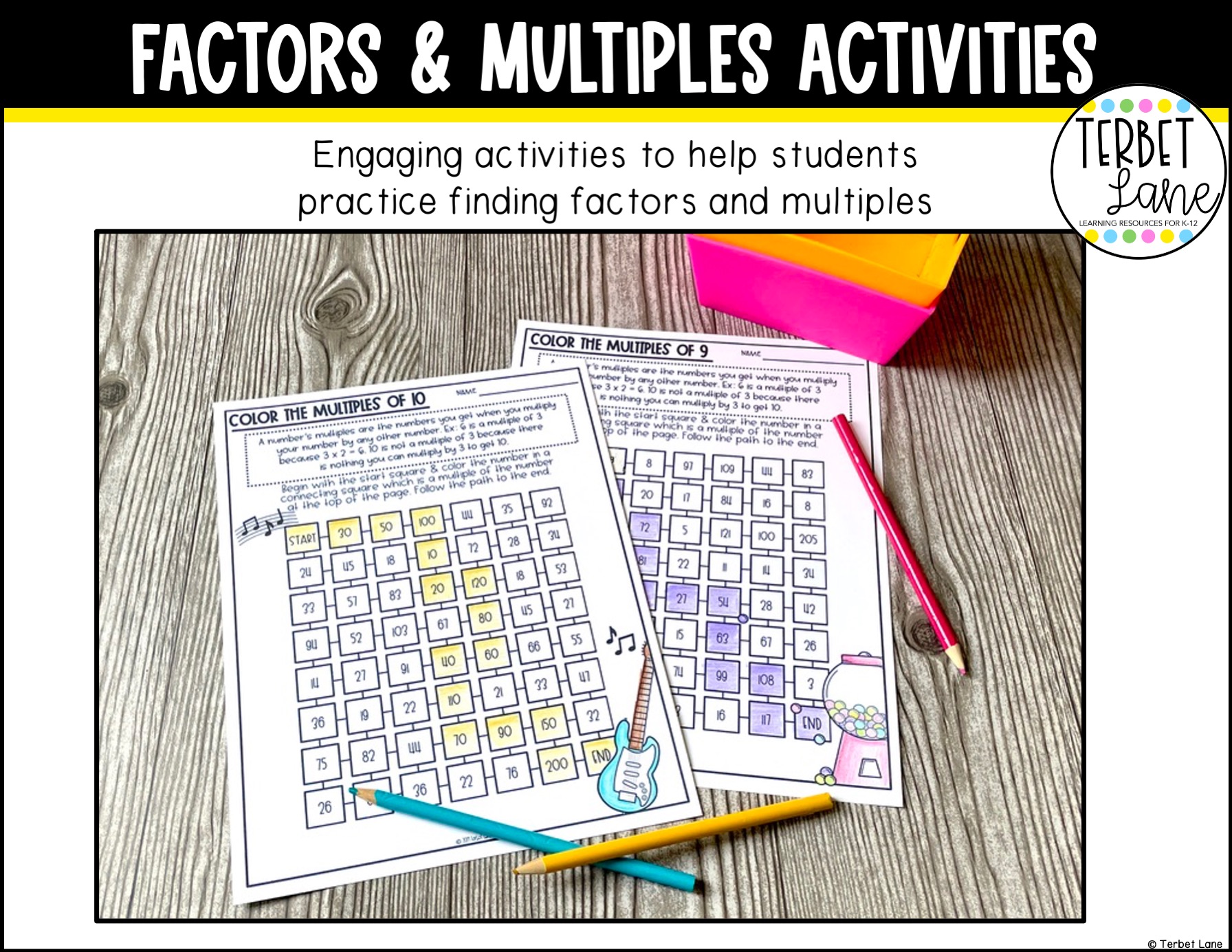 Factors and Multiples Activity Pages | Made By Teachers