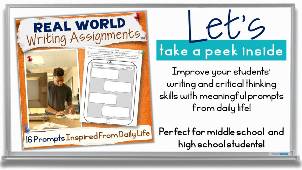 Real World Writing Assignments: Daily Actual Writing Prompts and Topics ...