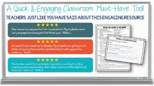 Claim, Counterclaim, Rebuttal Paragraph Writing Guide with Practice ...