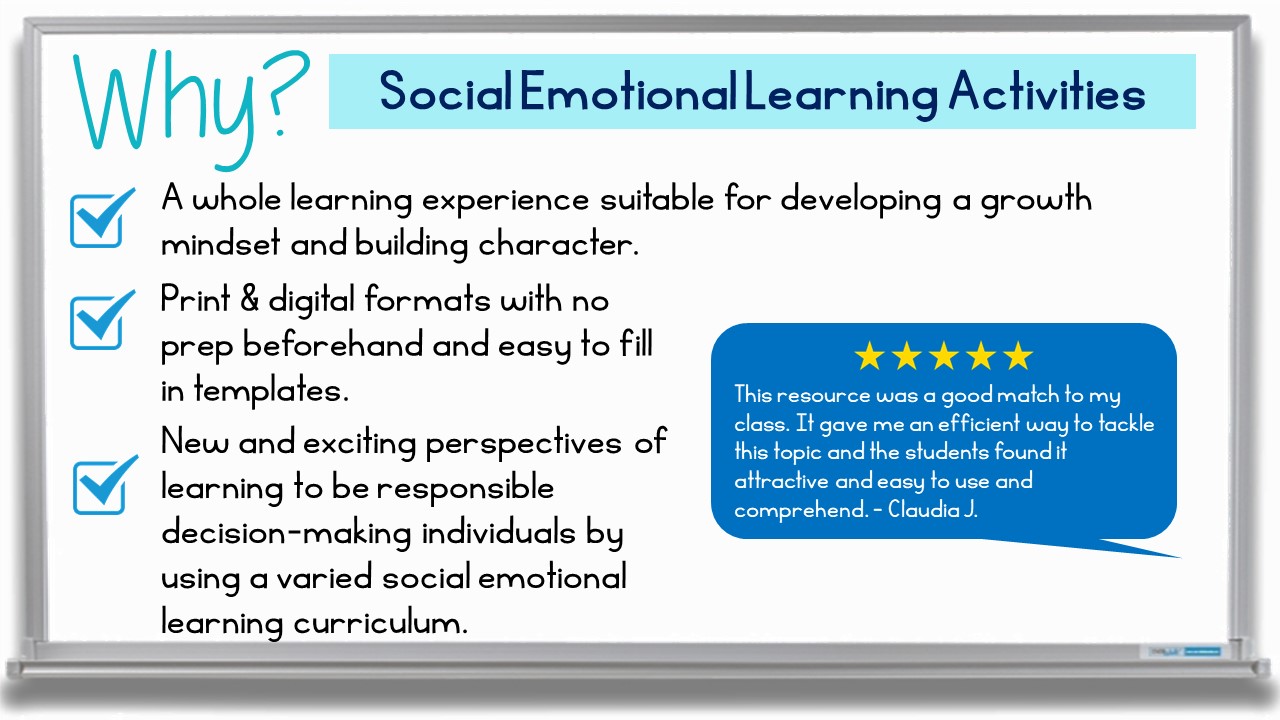 Social Emotional Learning Activities for Middle School - 30 Days ...