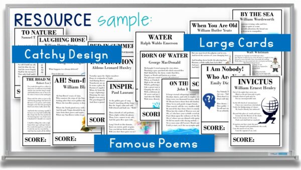 March Madness Poetry Competition - Editable Reading Poems Bracket ...