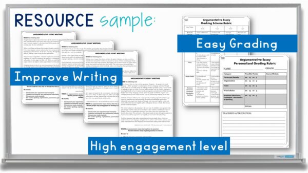 Argumentative Essay Writing Prompts: Text Based Topics with Grading ...