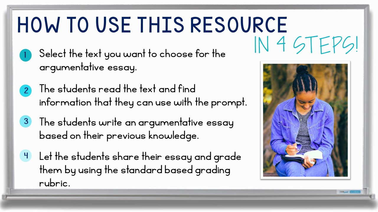 Argumentative Essay Writing Prompts: Text Based Topics with Grading ...
