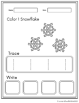 Winter Number 1-20 Tracing and Writing Worksheets Activities | Made By ...