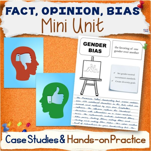 Fact, Opinion, Bias Lesson: Worksheets, PPT, Examples, Practice ...