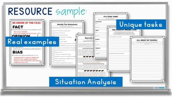Fact, Opinion, Bias Lesson: Worksheets, PPT, Examples, Practice ...