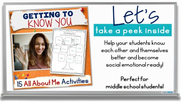 Getting To Know You Activities - All About Me Worksheets - SEL ...
