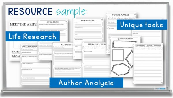 Author Research Project: Meet The Writer Biographical Writing Style and ...