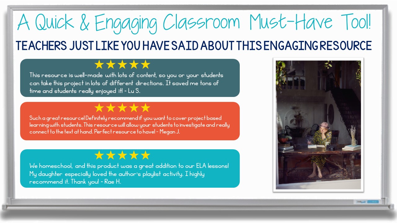 Author Research Project: Meet The Writer Biographical Writing Style and ...