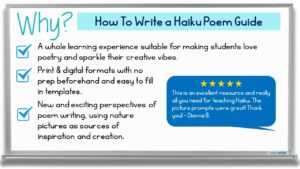 Haiku Poetry Lesson - How to Write A Haiku Poem Guide and Picture ...