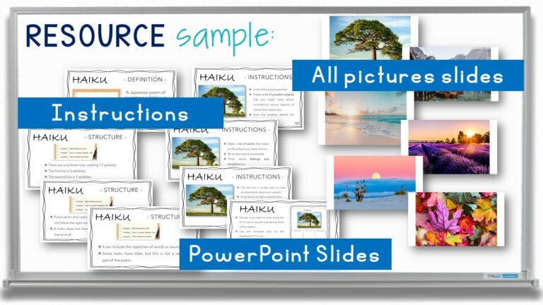 Haiku Poetry Lesson - How to Write A Haiku Poem Guide and Picture ...