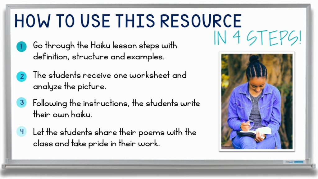 Haiku Poetry Lesson - How to Write A Haiku Poem Guide and Picture ...