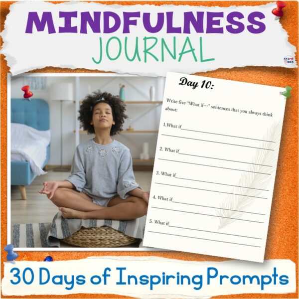 Mindfulness Journal - 30 Days of Inspiring Writing Prompts PRINT ...