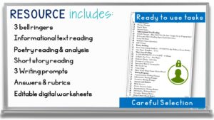 Identity Unit - Bell Ringers, Paired Reading Activities, Writing ...