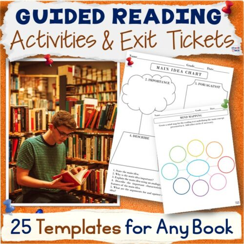 Guided Reading Activities and Exit Tickets Templates for Any Book PRINT ...