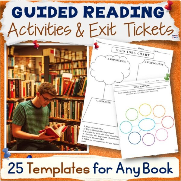 Guided Reading Activities and Exit Tickets Templates for Any Book PRINT ...