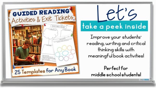 Guided Reading Activities and Exit Tickets Templates for Any Book PRINT ...