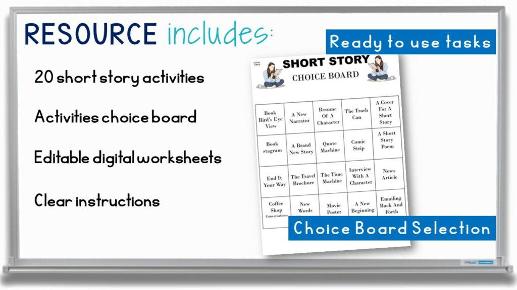 Activities for Any Short Story - Generic Projects and Creative ...