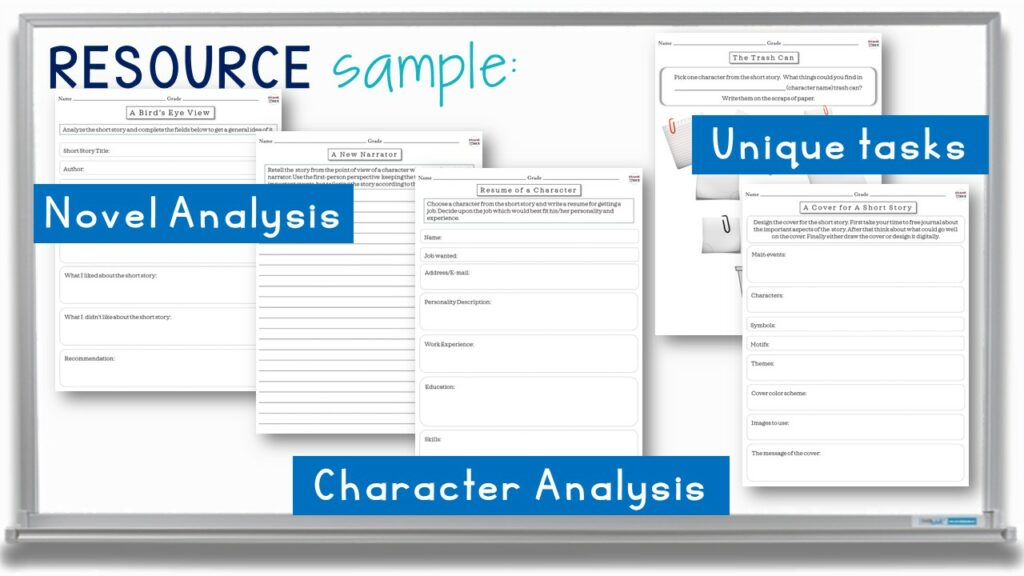 Activities for Any Short Story - Generic Projects and Creative ...