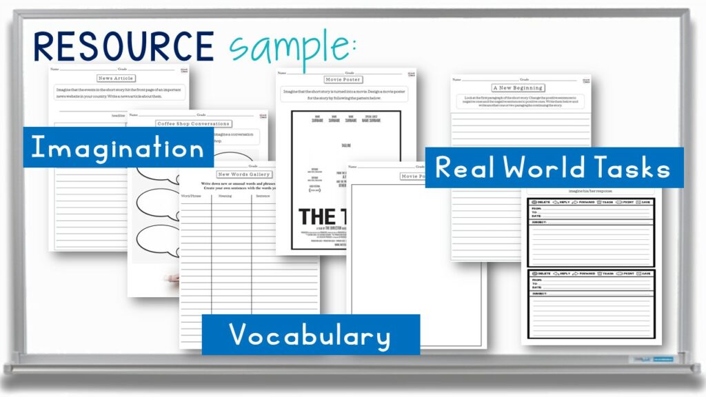 Activities for Any Short Story - Generic Projects and Creative ...