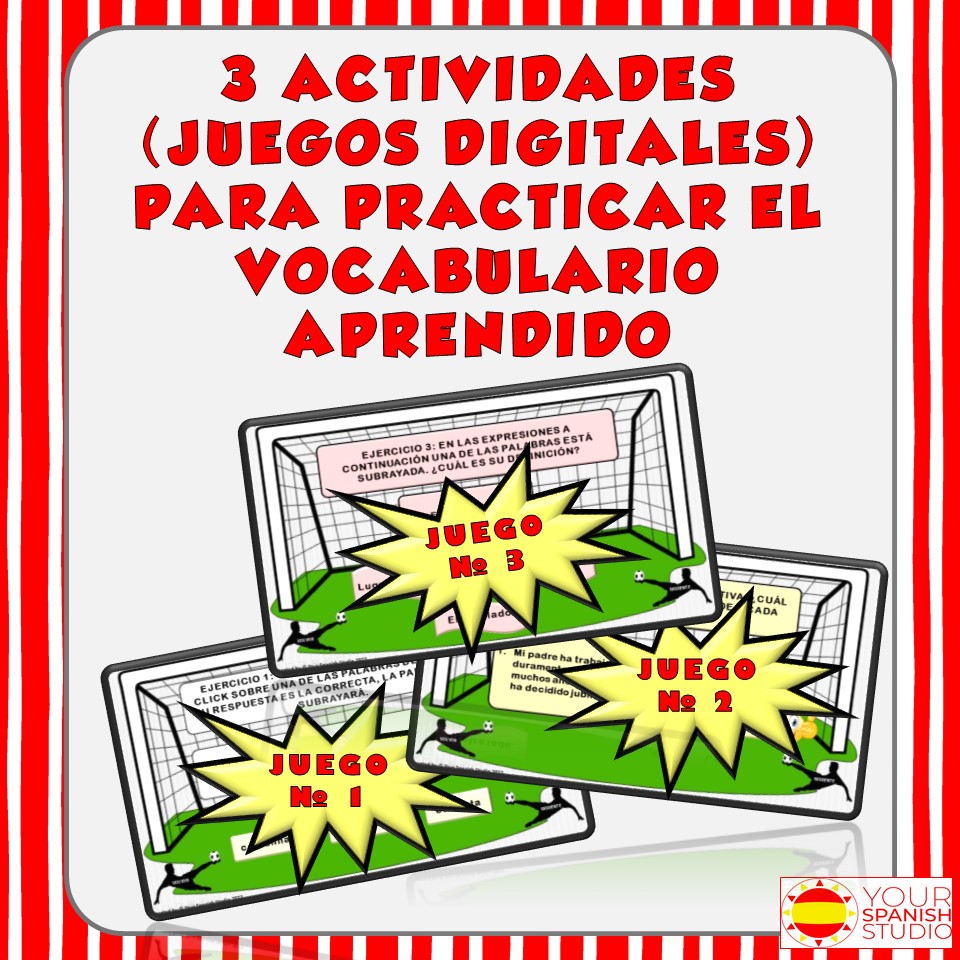 NoPrep Spanish Football Expressions: Vocabulary practice | Expresiones ...
