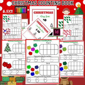 Christmas Counting Book Handwriting Practice. | Made By Teachers