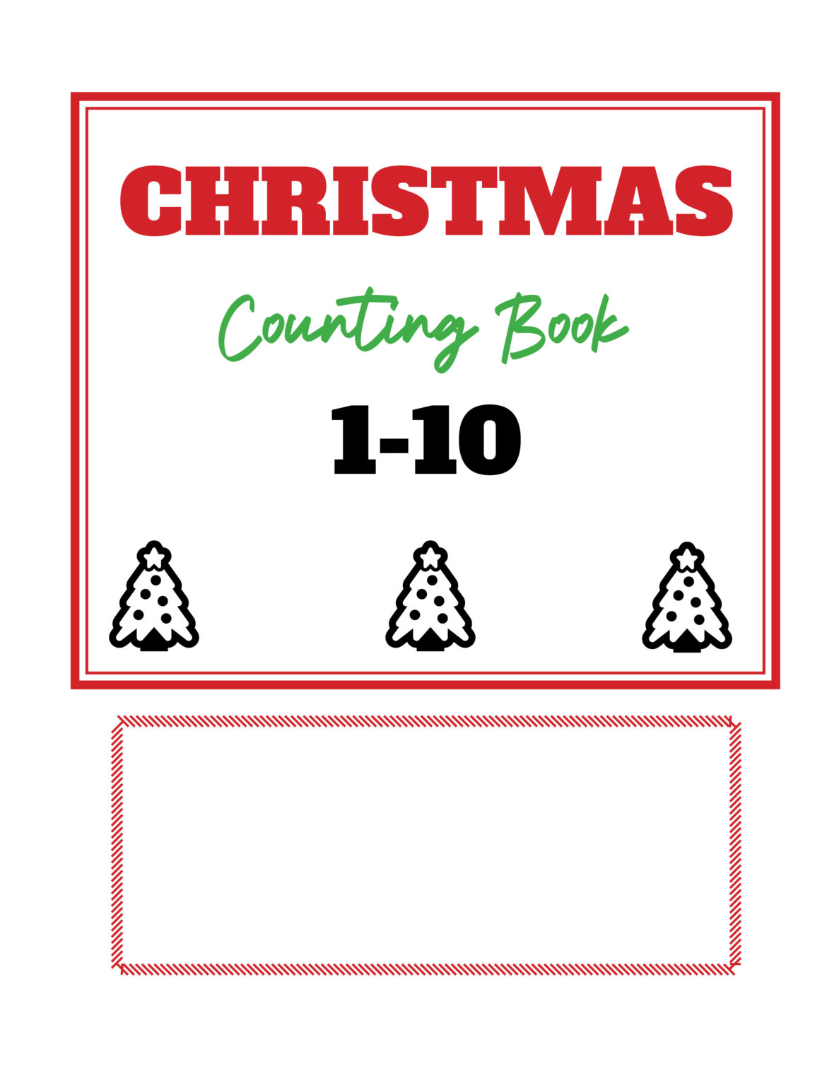 Christmas Counting Book Handwriting Practice. | Made By Teachers