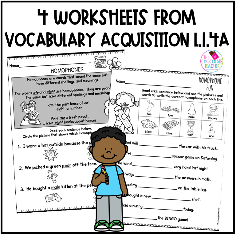 Homophones - Grammar and Vocabulary - First Grade - FREE | Made By Teachers