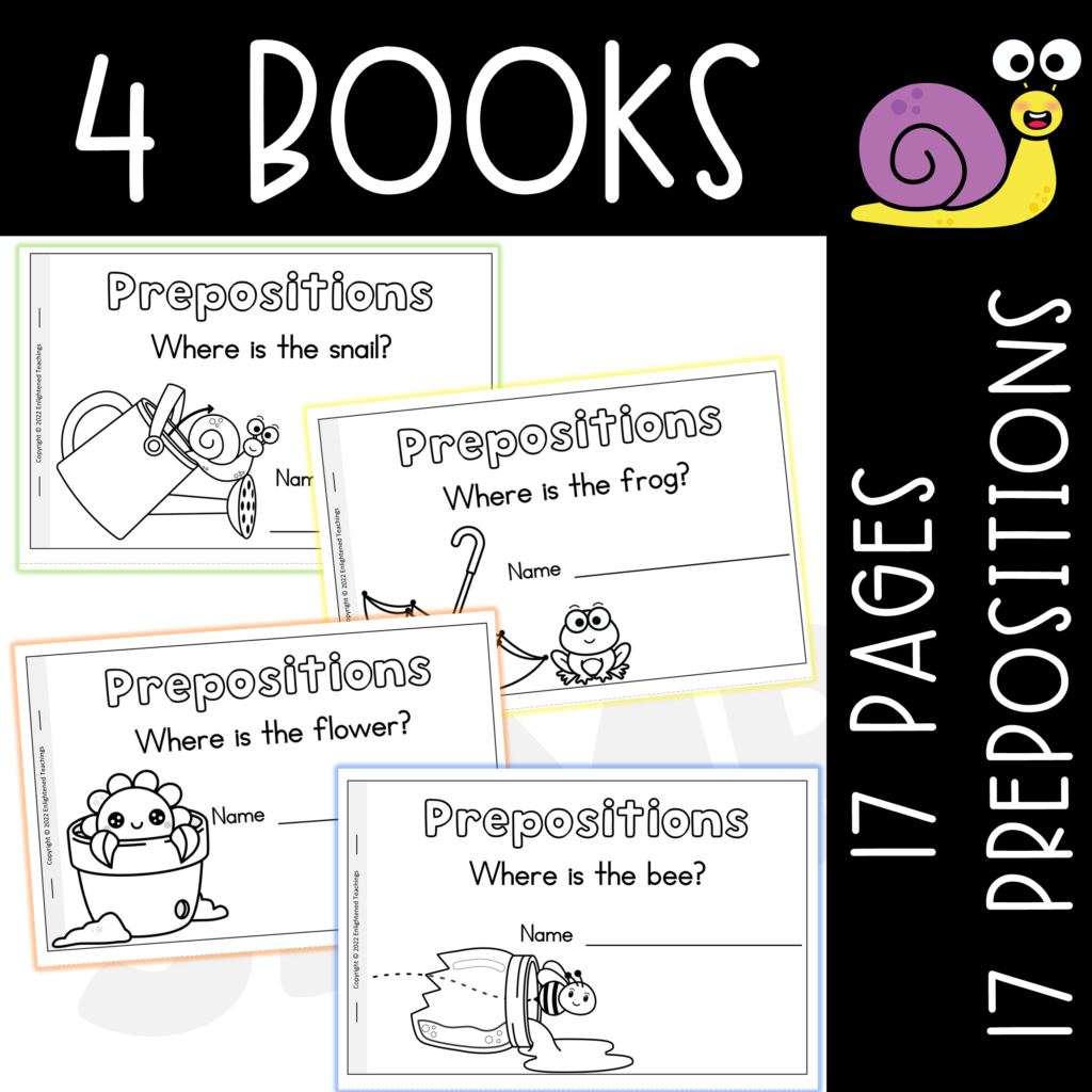 Spring Prepositions Emergent Reader BUNDLE Spring Theme | Made By Teachers