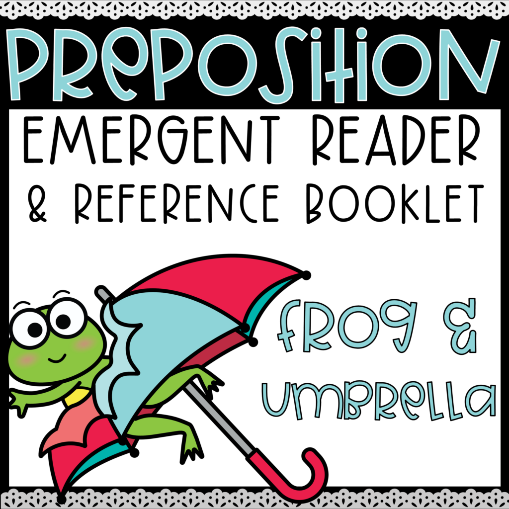 Spring Prepositions Emergent Reader BUNDLE Spring Theme - Made By Teachers