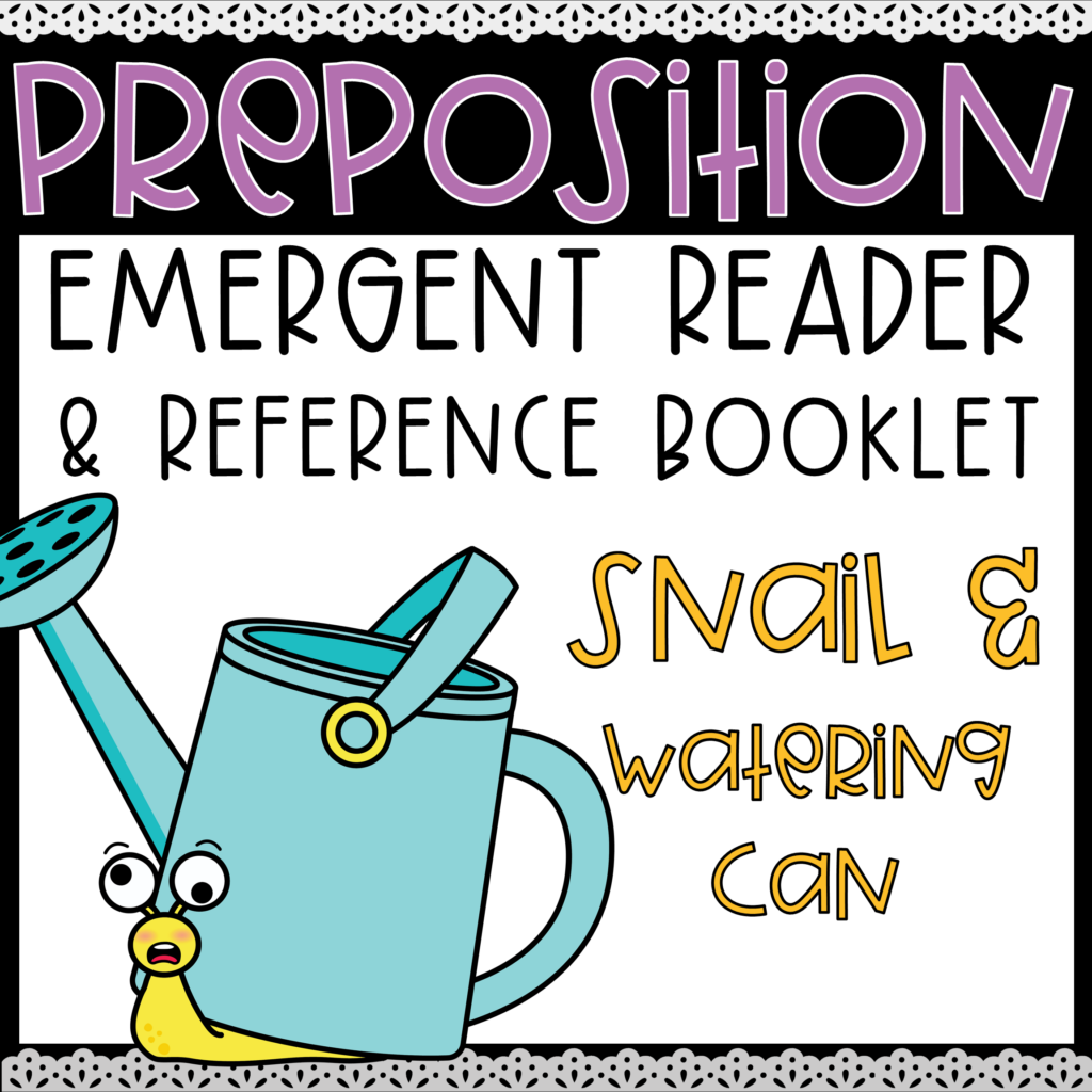 Spring Prepositions Emergent Reader BUNDLE Spring Theme | Made By Teachers