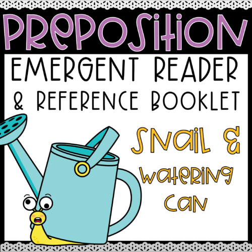 Spring Prepositions Emergent Reader BUNDLE Spring Theme | Made By Teachers