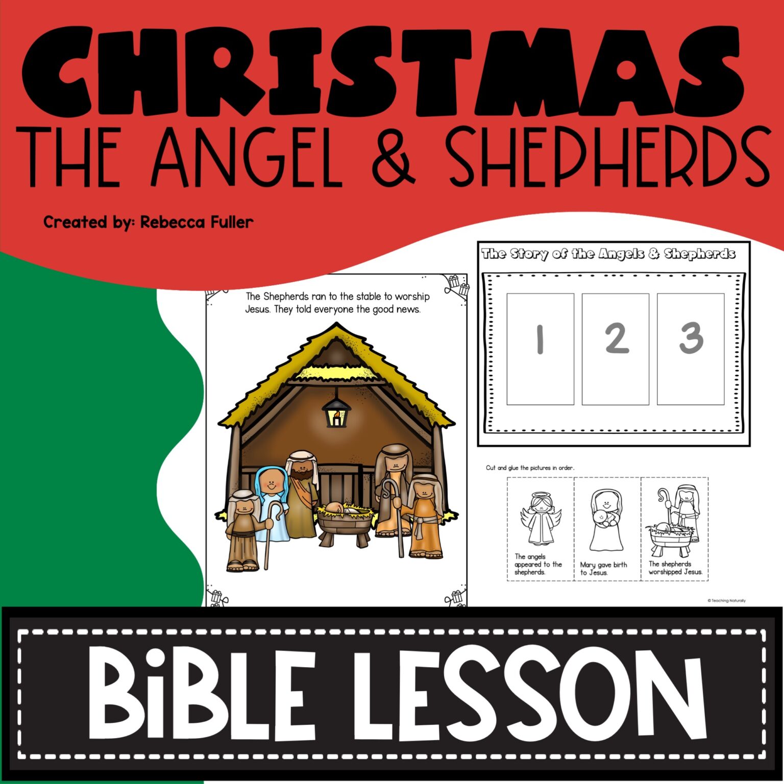 Christmas Bible Lesson Angels and Shepherd | Made By Teachers