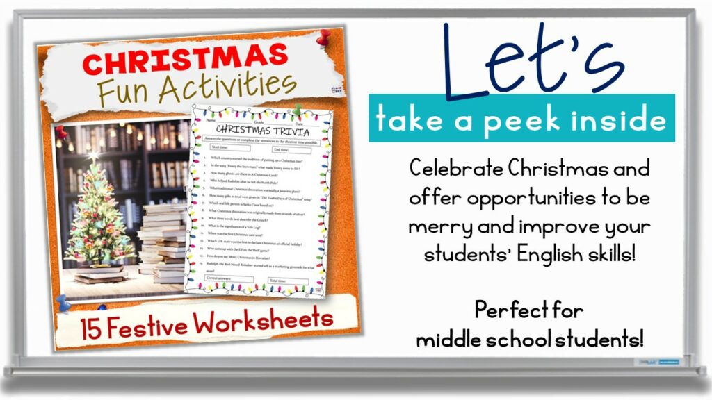 Christmas Fun Activities - Winter Holiday Worksheets, Tasks, Crafts ...