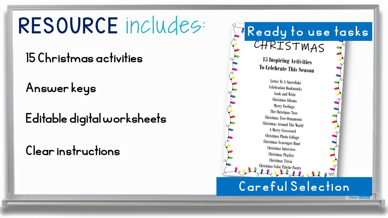 Christmas Fun Activities - Winter Holiday Worksheets, Tasks, Crafts ...