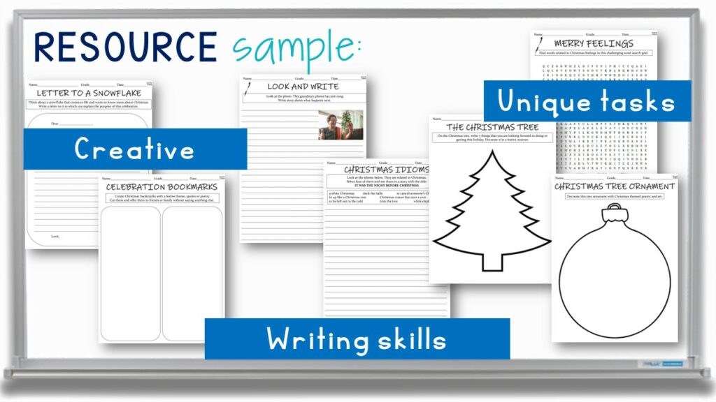 Christmas Fun Activities - Winter Holiday Worksheets, Tasks, Crafts ...