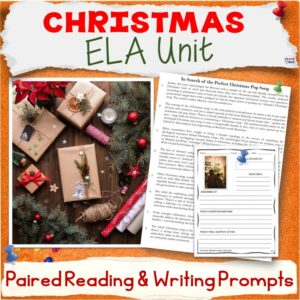 Christmas Unit - Bell Ringers, Paired Reading Activities, Writing ...