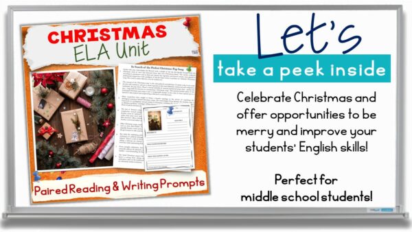 Christmas Unit - Bell Ringers, Paired Reading Activities, Writing ...