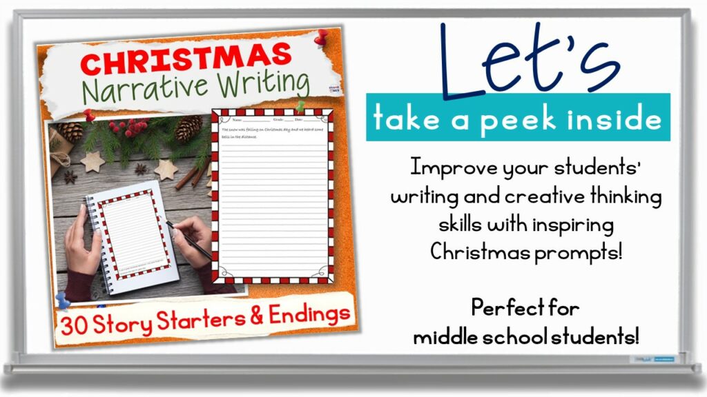 Christmas Narrative Writing Activities - Story Prompts Starters and ...