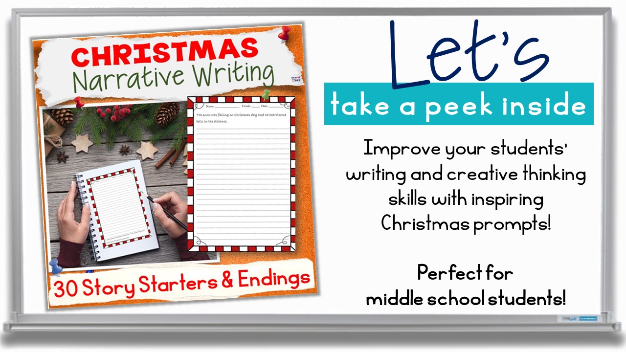 Christmas Narrative Writing Activities - Story Prompts Starters and ...