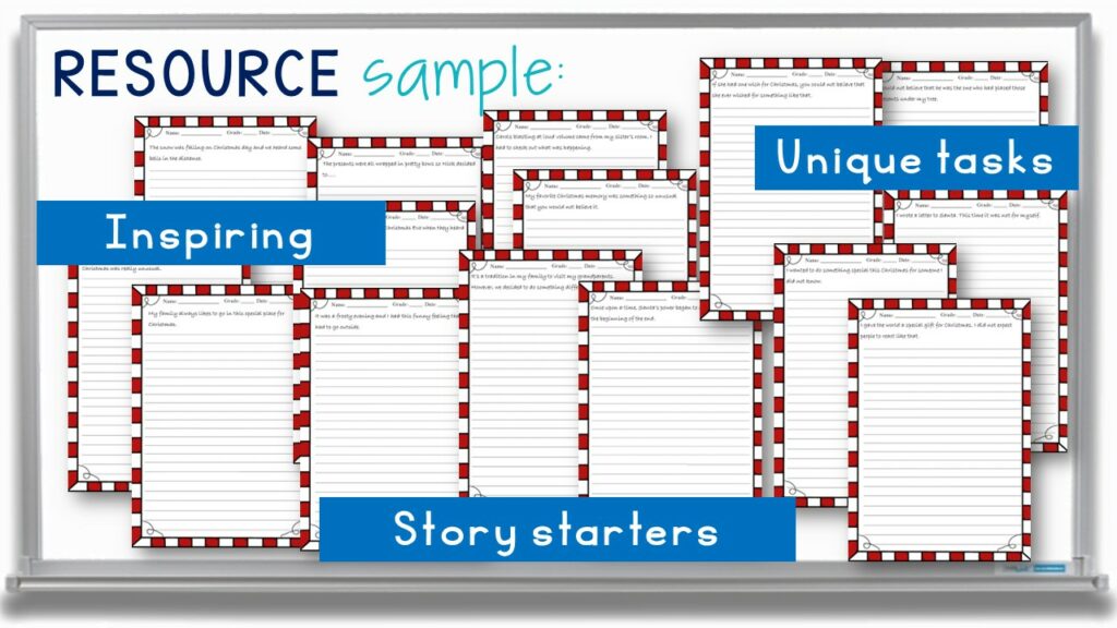 Christmas Narrative Writing Activities - Story Prompts Starters and ...