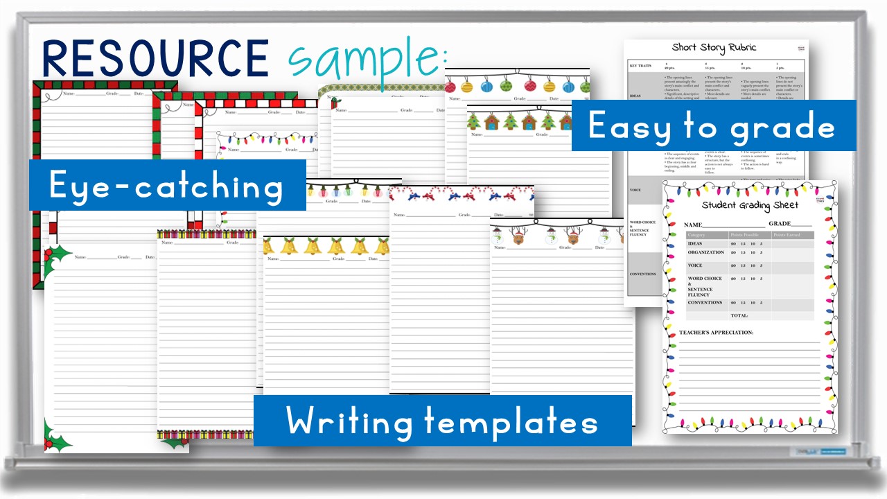 Christmas Narrative Writing Activities - Story Prompts Starters and ...