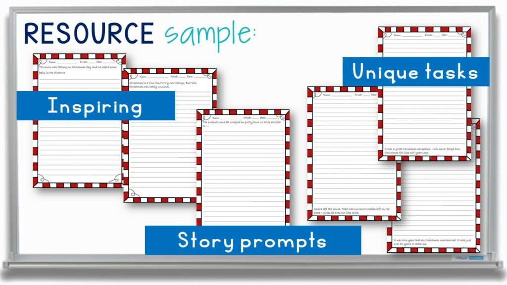 Christmas Story Writing Activities - Narrative Prompts Starters and ...