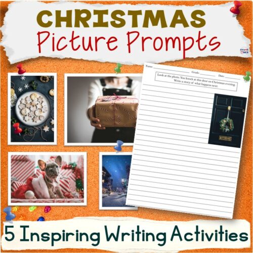 Christmas Picture Writing NO PREP Festive Creative Prompts PRINT ...
