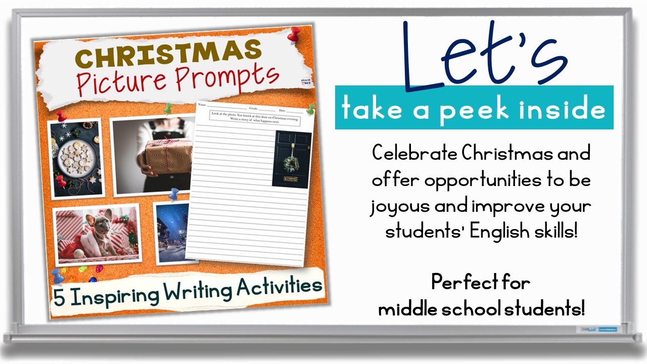 Christmas Picture Writing NO PREP Festive Creative Prompts PRINT ...