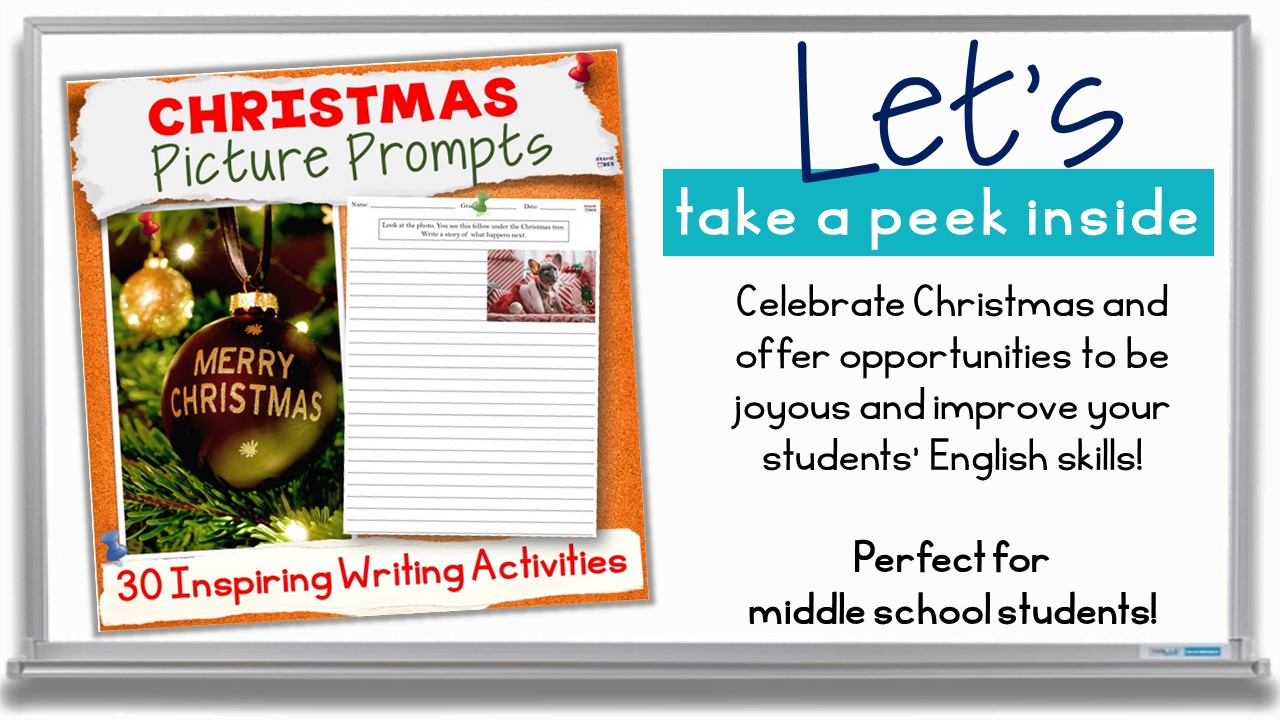 Christmas Picture Writing Prompts Inspired by Festive Photos PRINT ...