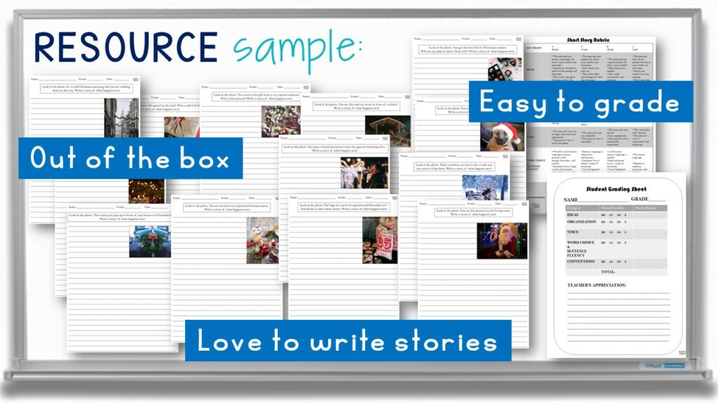 Christmas Picture Writing Prompts Inspired by Festive Photos PRINT ...